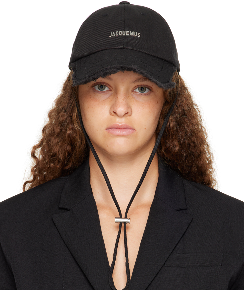Jacquemus Black Le Chouchou 'La Casquette Artichaut' Cap - 990